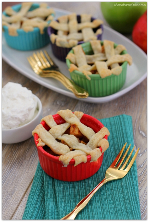 Mini Pear Apple Pie | Mama Harris' Kitchen